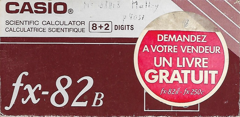 Casio - fx-82B - - Calculatrice Scientifique - Casio fx82B - Casio ...