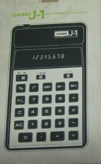 Casio - J-1 J-811 - - Calculatrice Vintage - Casio J1 J811 - Casio.ledudu.com - bibliothèque des ...