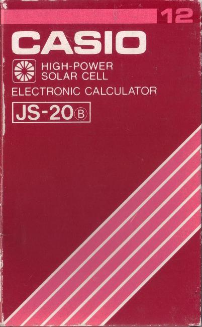 Casio - JS-20(B) - - Calculatrice LCD - Casio JS20(B) - Casio.ledudu.com - bibliothèque des ...