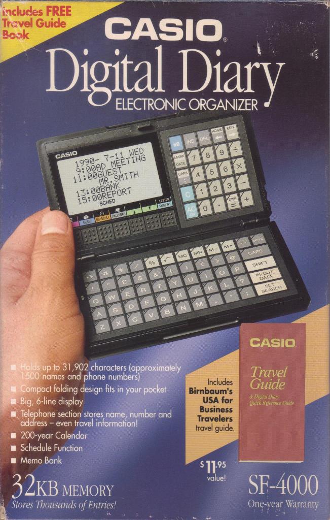Casio - SF-4000 - - Agenda électronique - Casio SF4000 - Casio.ledudu ...
