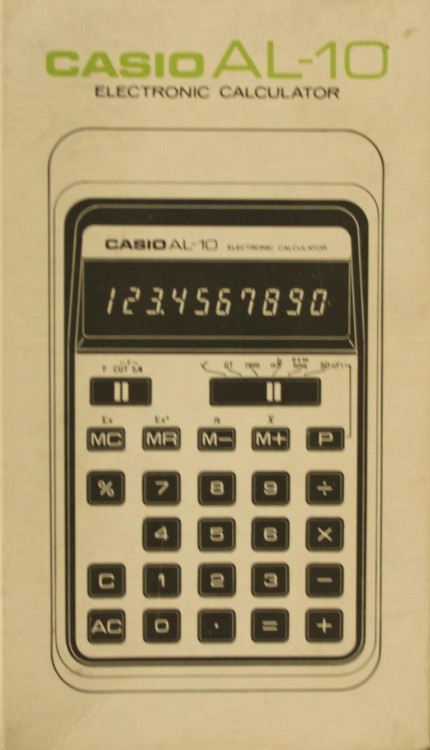 Casio - AL-10 - - Calculatrice Vintage - Casio AL10 - Casio.ledudu.com ...