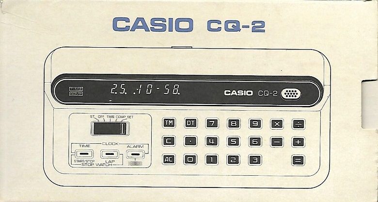 Casio - CQ-2 - - Calculatrice Vintage - Casio CQ2 - Casio.ledudu.com - bibliothèque des ...