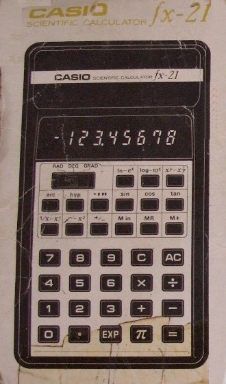 Casio - fx-21 - - Calculatrice Vintage - Casio fx21 - Casio.ledudu.com ...