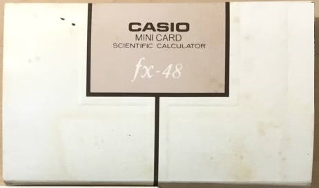 Casio - fx-48 - - Calculatrice Scientifique - Casio fx48 - Casio.ledudu ...