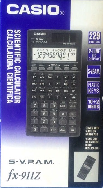 Casio - fx-911Z - - Calculatrice Scientifique - Casio fx911Z - Casio ...