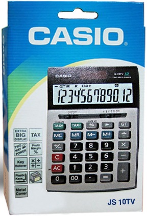 Casio - JS-10TV - - Calculatrice LCD - Casio JS10TV - Casio.ledudu.com ...
