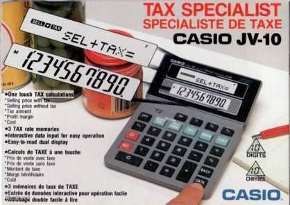 Casio - JV-10 - - Calculatrice LCD - Casio JV10 - Casio.ledudu.com ...