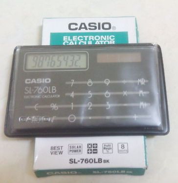 Casio - SL-760LB - - Calculatrice LCD - Casio SL760LB - Casio.ledudu ...