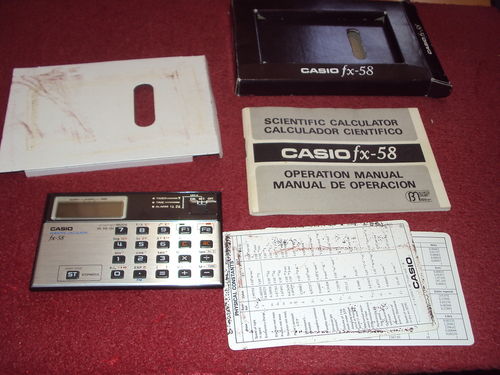 Casio - fx-58 - - Calculatrice Scientifique - Casio fx58 - Casio.ledudu ...