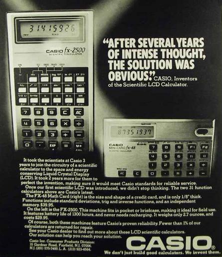 Casio - fx-2500 - - Calculatrice Scientifique - Casio fx2500 - Casio ...