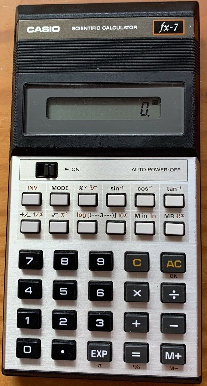Casio - fx-7B - - Calculatrice Scientifique - Casio fx7B - Casio.ledudu ...