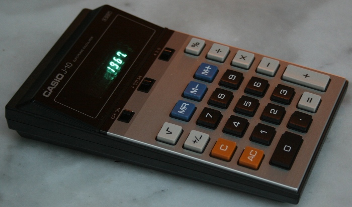 Casio - J-10 - - Calculatrice Vintage - Casio J10 - Casio.ledudu.com - bibliothèque des ...