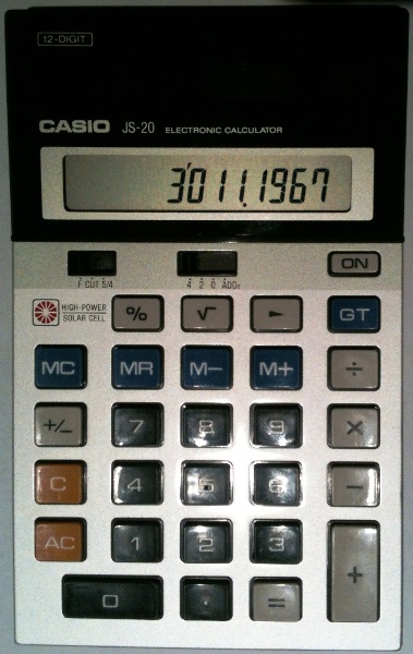Casio - JS-20(B) - - Calculatrice LCD - Casio JS20(B) - Casio.ledudu.com - bibliothèque des ...