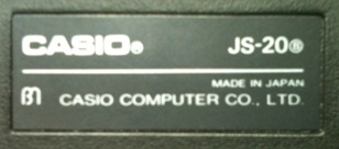 Casio - JS-20(B) - - Calculatrice LCD - Casio JS20(B) - Casio.ledudu ...