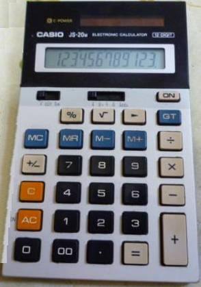 Casio - JS-20M - - Calculatrice LCD - Casio JS20M - Casio.ledudu.com - bibliothèque des ...