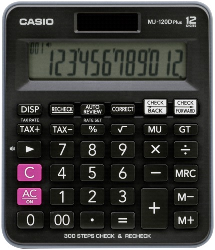 Casio - MJ-120D Plus - - Calculatrice LCD - Casio MJ120D Plus - Casio ...