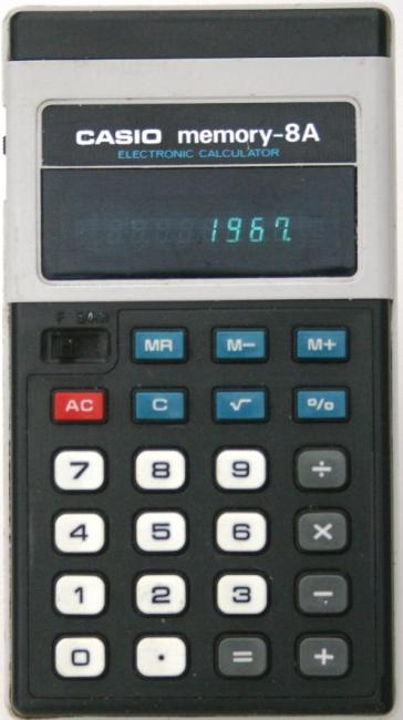 Casio - Memory 8A CD-813 V1 - - Calculatrice Vintage - Casio Memory 8A ...