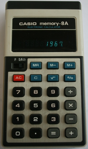Casio - Memory 8A CD-813 V2 - - Calculatrice Vintage - Casio Memory 8A CD813 V2 - Casio.ledudu ...