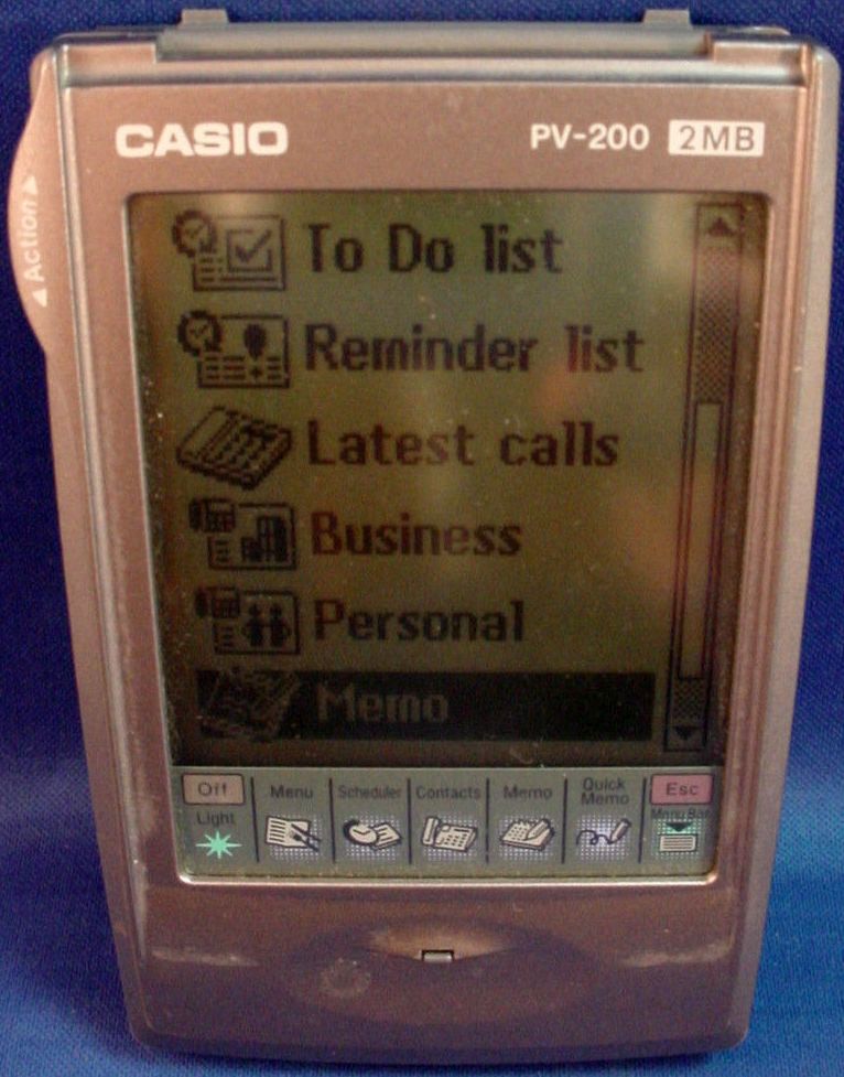 Casio - PV-200 - - Agenda électronique - Casio PV200 - Casio.ledudu.com ...