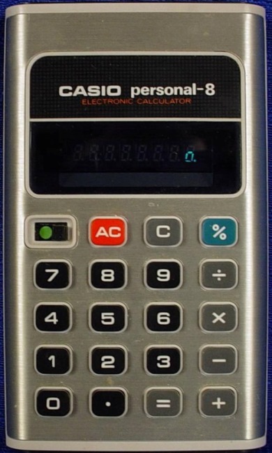 Casio - Personal-8 CP-803 - - Calculatrice Vintage - Casio Personal8 CP803 - Casio.ledudu.com ...