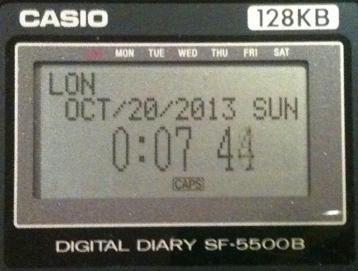 Casio - SF-5500B - - Agenda électronique - Casio SF5500B - Casio.ledudu ...