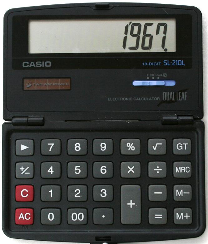 Casio - La série des Dual Leaf - - Calculatrice LCD - Casio La série ...
