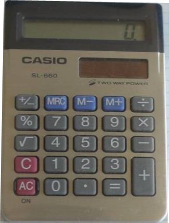Casio - La Série des SL portraits - - Calculatrice LCD - Casio La Série ...