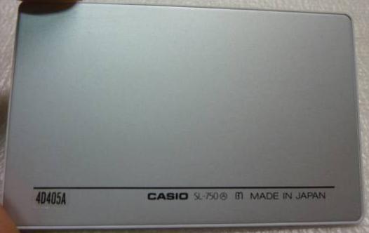 Casio - SL-750A - - Calculatrice LCD - Casio SL750A - Casio.ledudu.com ...