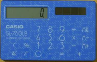 Casio - SL-760LB - - Calculatrice LCD - Casio SL760LB - Casio.ledudu ...
