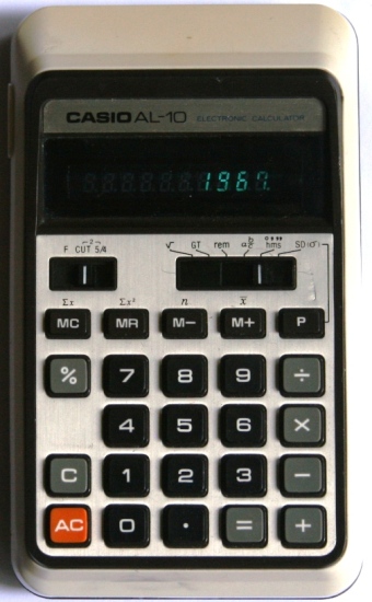 Casio - AL-10 - - Calculatrice Vintage - Casio AL10 - Casio.ledudu.com ...