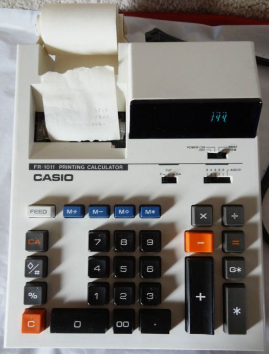 Casio - FR-1011 - - Calculatrice Vintage - Casio FR1011 - Casio.ledudu ...