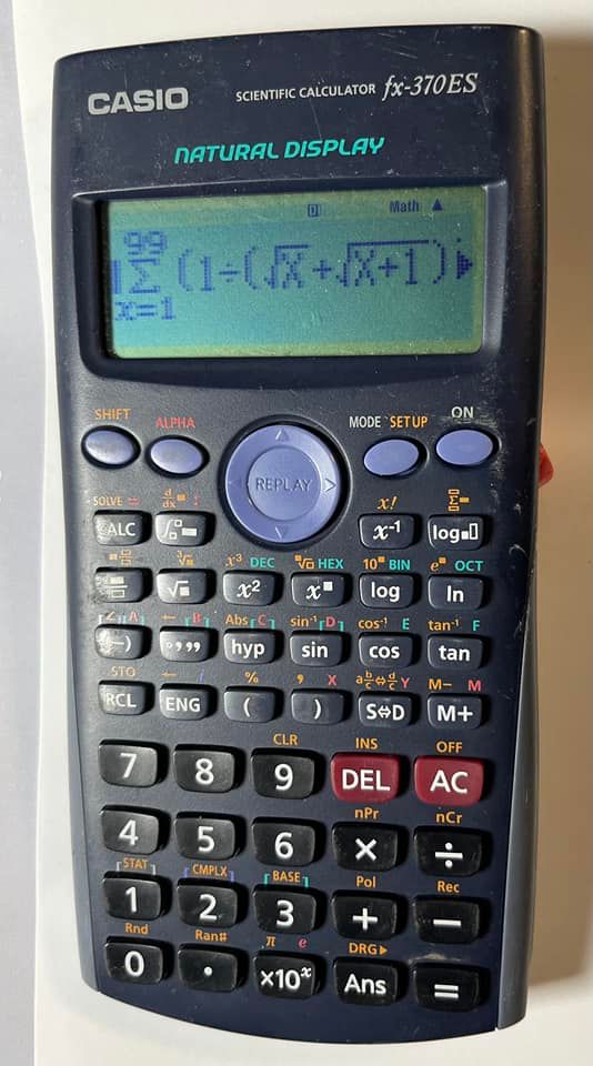 Casio - fx-370ES - - Calculatrice Scientifique - Casio fx370ES - Casio ...