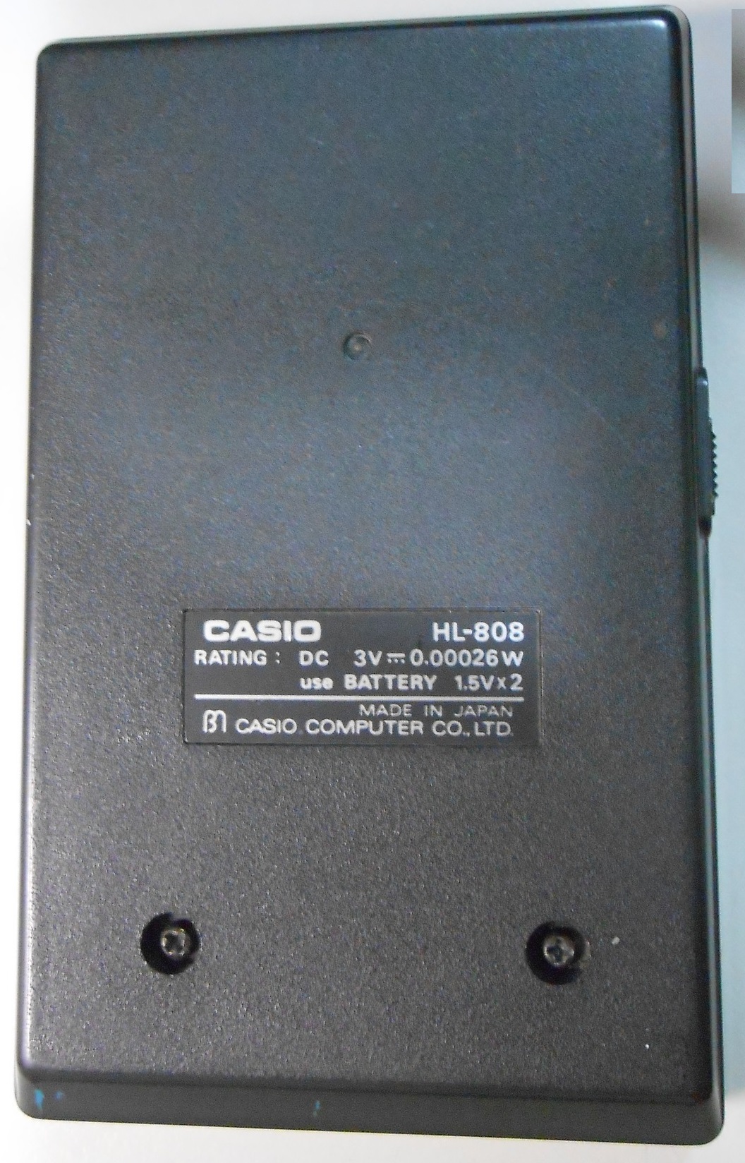 Casio - HL-808 - - Calculatrice LCD - Casio HL808 - Casio.ledudu.com ...