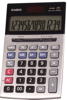 Casio - JS-40V - - Calculatrice LCD - Casio JS40V - Casio.ledudu.com ...