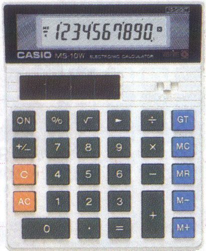 Casio - MS-10W - - Calculatrice LCD - Casio MS10W - Casio.ledudu.com ...