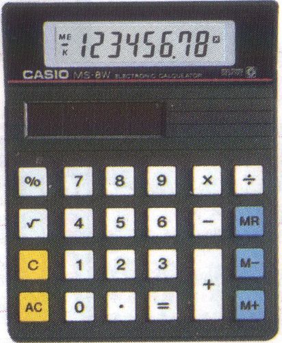 Casio - MS-8W - - Calculatrice LCD - Casio MS8W - Casio.ledudu.com ...