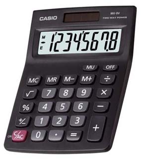 Casio - MX-8V - - Calculatrice LCD - Casio MX8V - Casio.ledudu.com ...