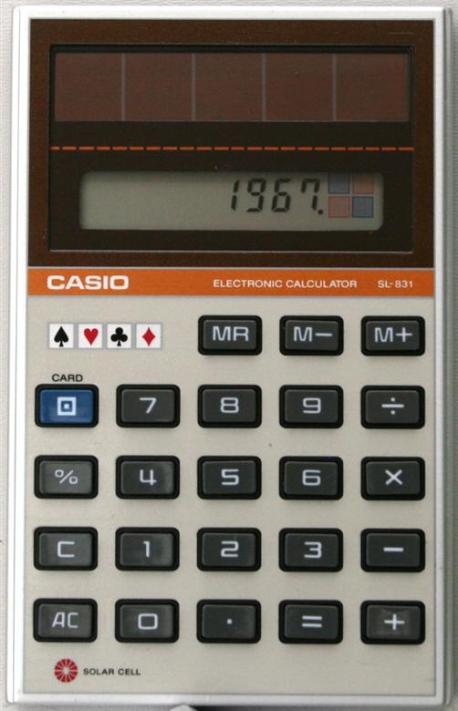 Casio - La Série des SL portraits - - Calculatrice LCD - Casio La Série ...