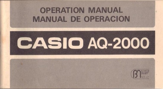 Casio - AQ-2000 - - Calculatrice LCD - Casio AQ2000 - Casio.ledudu.com ...