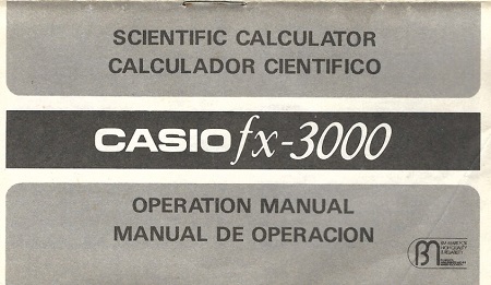Casio - fx-3000 - - Calculatrice Scientifique - Casio fx3000 - Casio ...