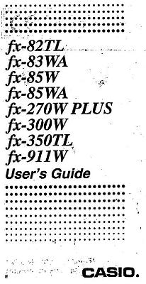 Casio - fx-82TL - - Calculatrice Scientifique - Casio fx82TL - Casio ...
