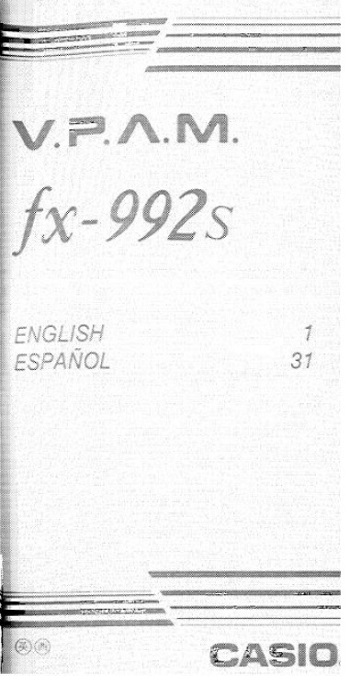 Casio - fx-992S - - Calculatrice Scientifique - Casio fx992S - Casio ...