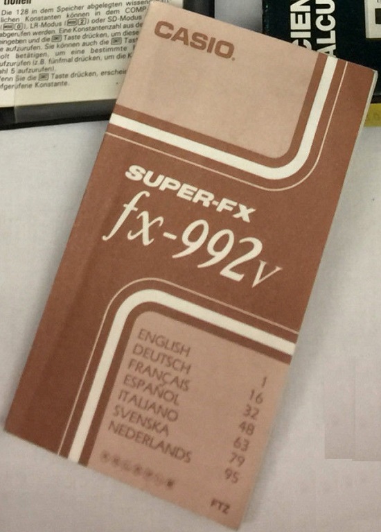 Casio - fx-992V - - Calculatrice Scientifique - Casio fx992V - Casio ...