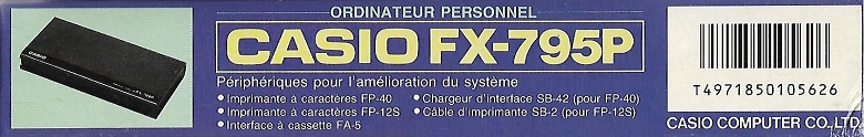 Casio - FX-795p - - Ordinateur de poche - Casio FX795p - Casio.ledudu ...