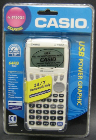Casio - fx-9750GII-WE - - Calculatrice Graphique - Casio fx9750GIIWE - Casio.ledudu.com ...
