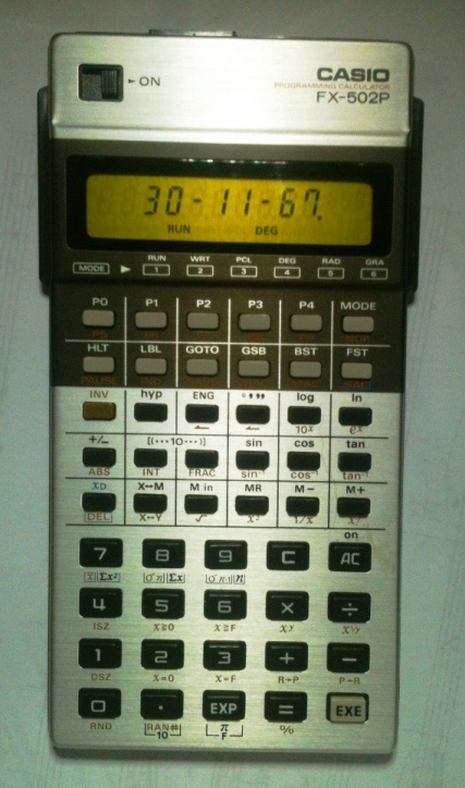 Casio - Fx-502p - - Ordinateur de poche - Casio Fx502p - Casio.ledudu.com - bibliothèque des ...