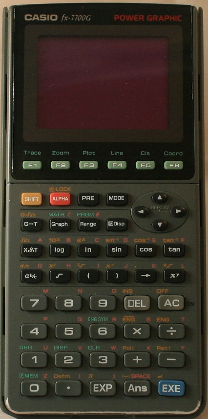 Casio fx-7700G - Calculatrice Graphique - Casio fx7700G - Casio.ledudu ...