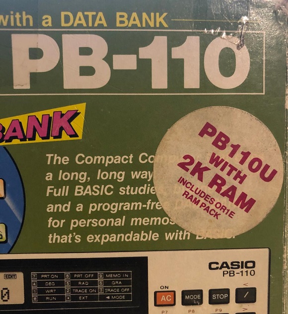 Casio - PB-110 - - Ordinateur de poche - Casio PB110 - Casio.ledudu.com ...