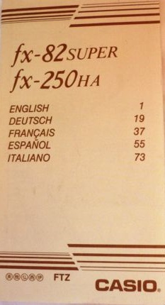 Casio - fx-82 Super Fraction - - Calculatrice Scientifique - Casio fx82 ...