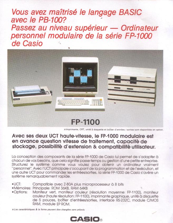 Casio - PB-100 - - Ordinateur de poche - Casio PB100 - Casio.ledudu.com ...